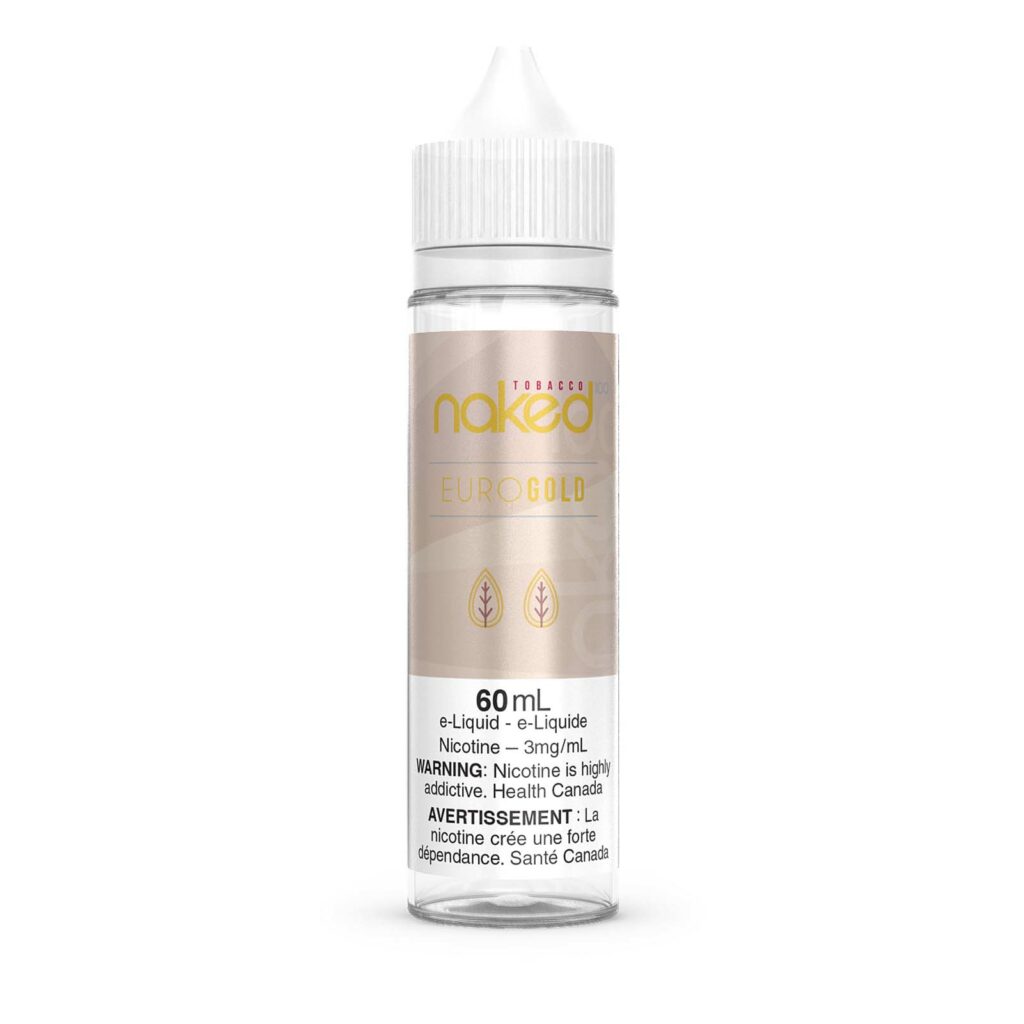 Euro Gold Naked 100 E-Liquid | 60mL Freebase - VapeLoft