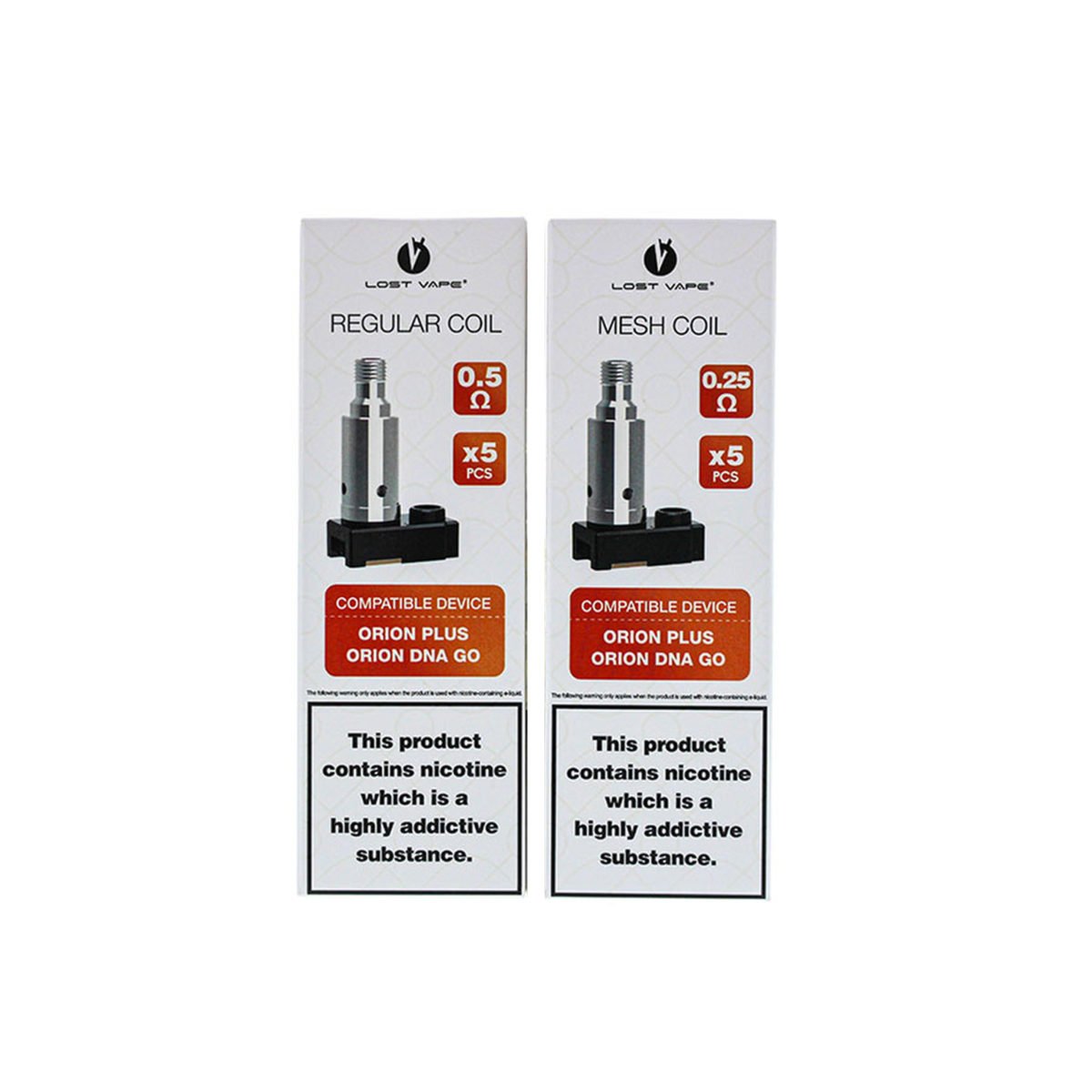 Lost Vape Orion Plus Replacement Coil (5 Pack) | VapeLoft