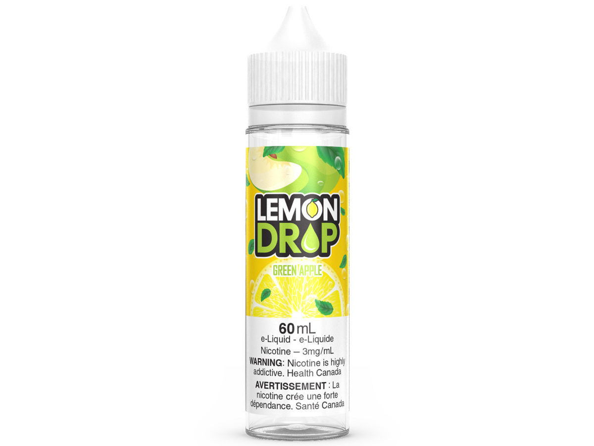 Green Apple Lemon Drop E-Liquid | 60ml Free Base - VapeLoft