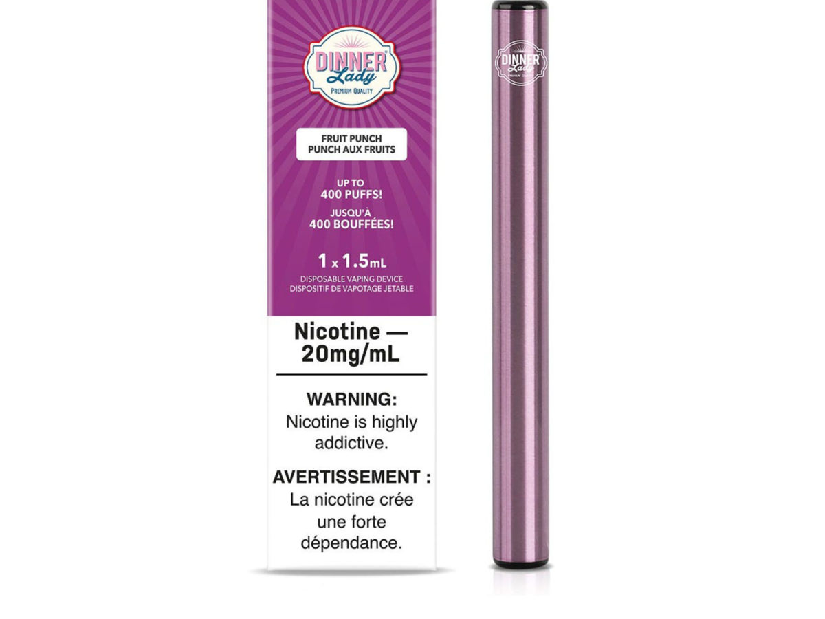 Fruit Punch Dinner Lady Disposable Vape | 1.5mL - VapeLoft