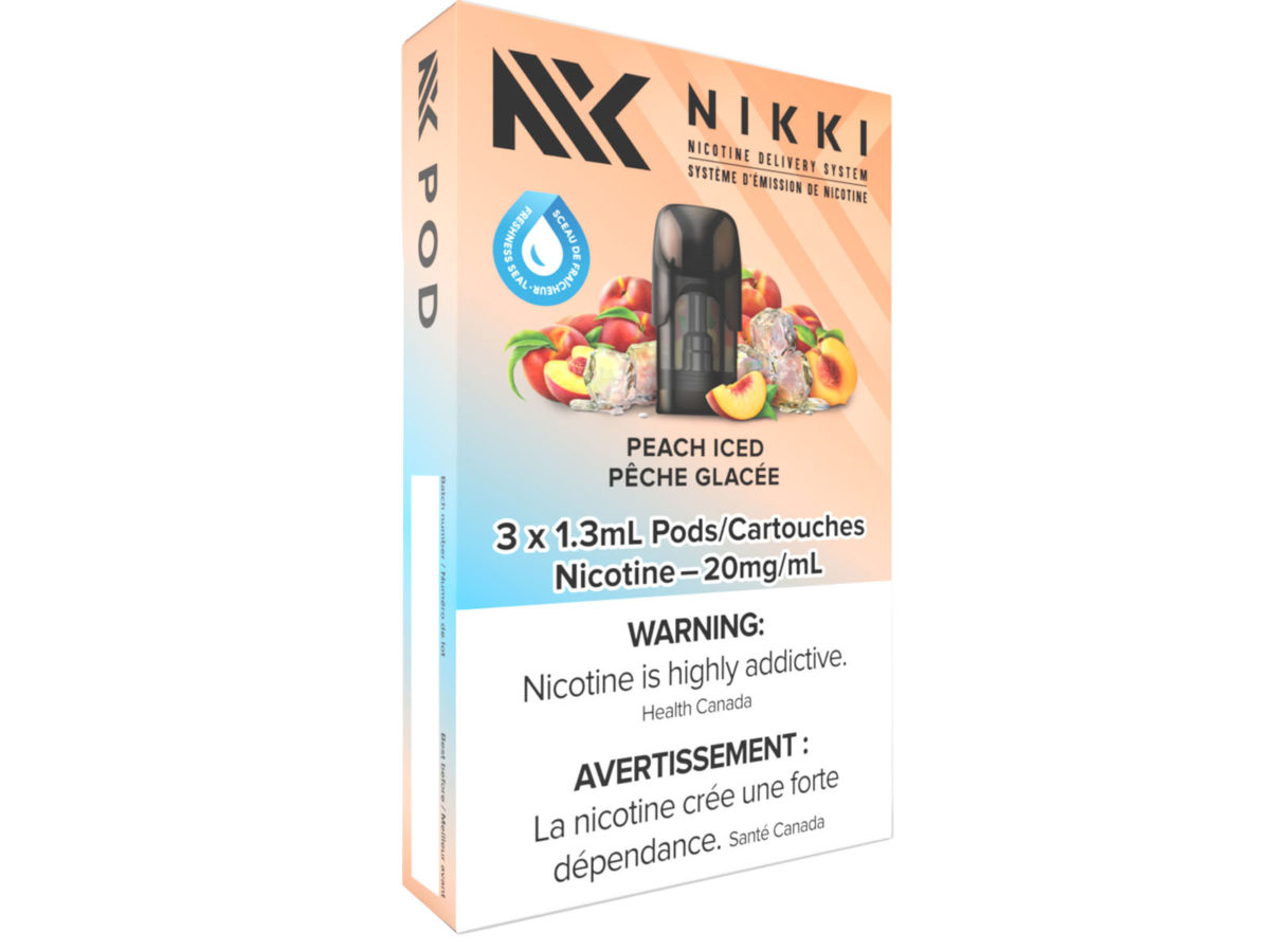 Peach Iced NIKKI Pods | Freshness Seal 3 Pack - VapeLoft