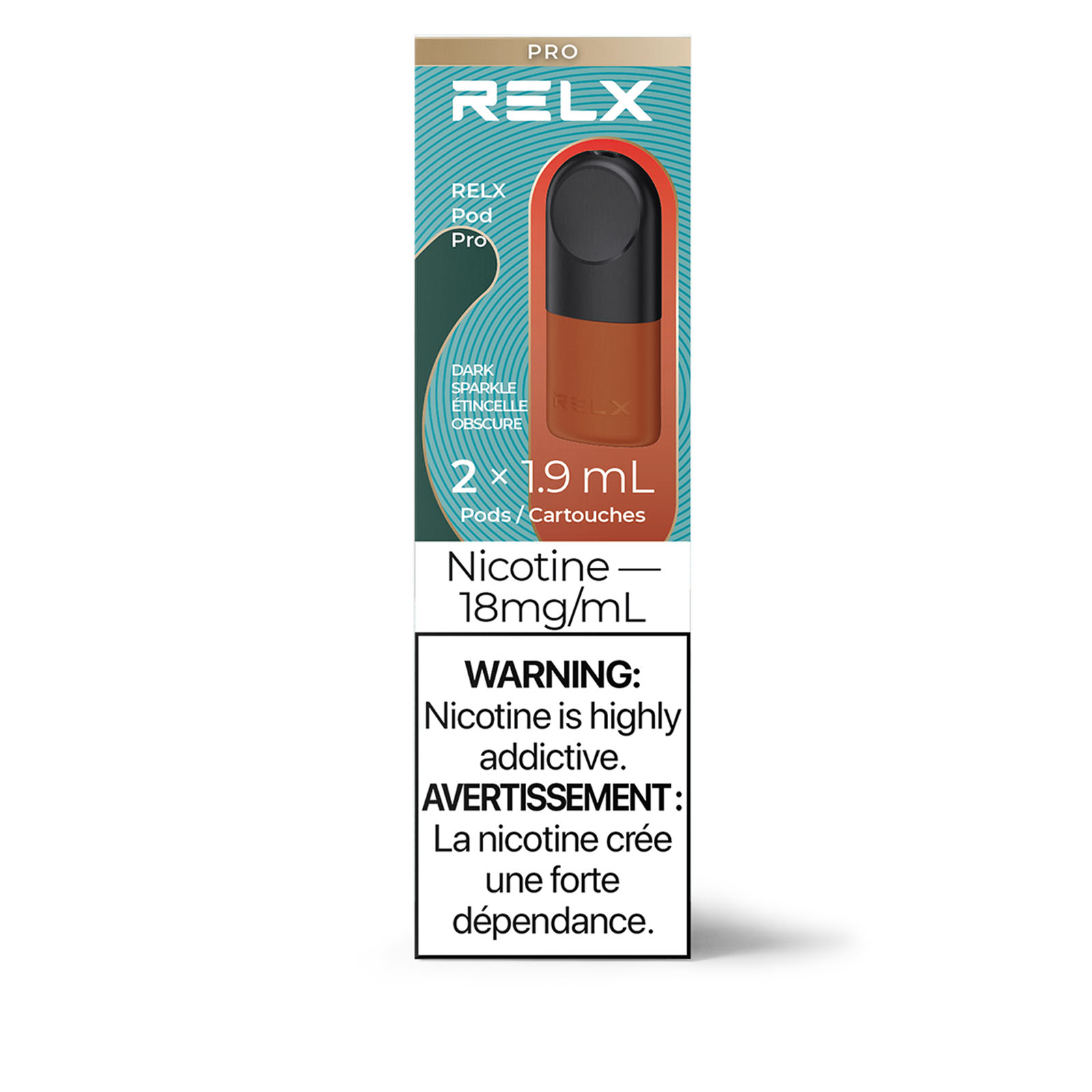 Dark Sparkle RELX Pod Pro | 2 Pack - VapeLoft