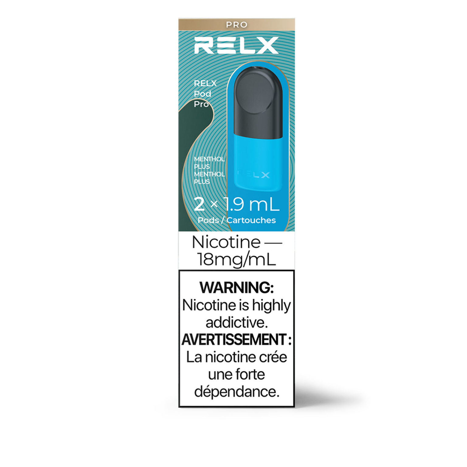 Menthol Plus RELX Pod Pro | 2 Pack - VapeLoft