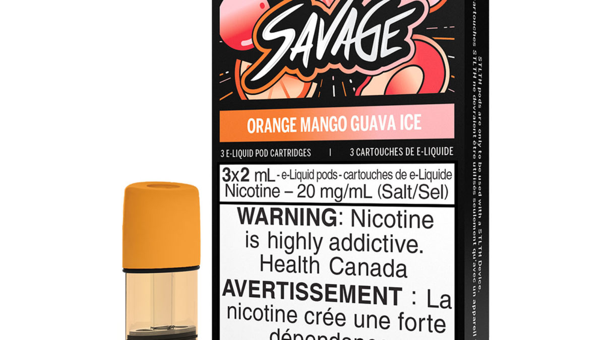 Orange Mango Guava Ice Savage STLTH Pods | 2mL - VapeLoft