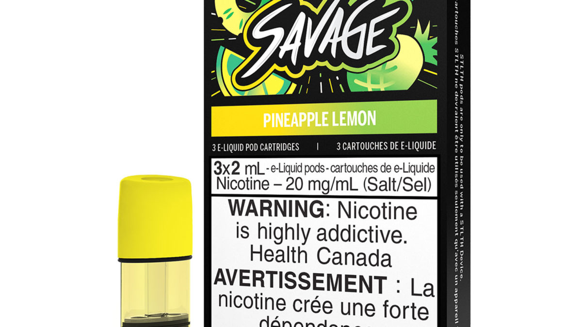 Pineapple Lemon Savage STLTH Pods | 3 Pack - VapeLoft