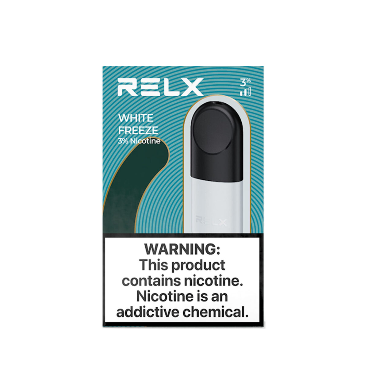 White Freeze RELX Pod | 1 Replacement Pod - VapeLoft