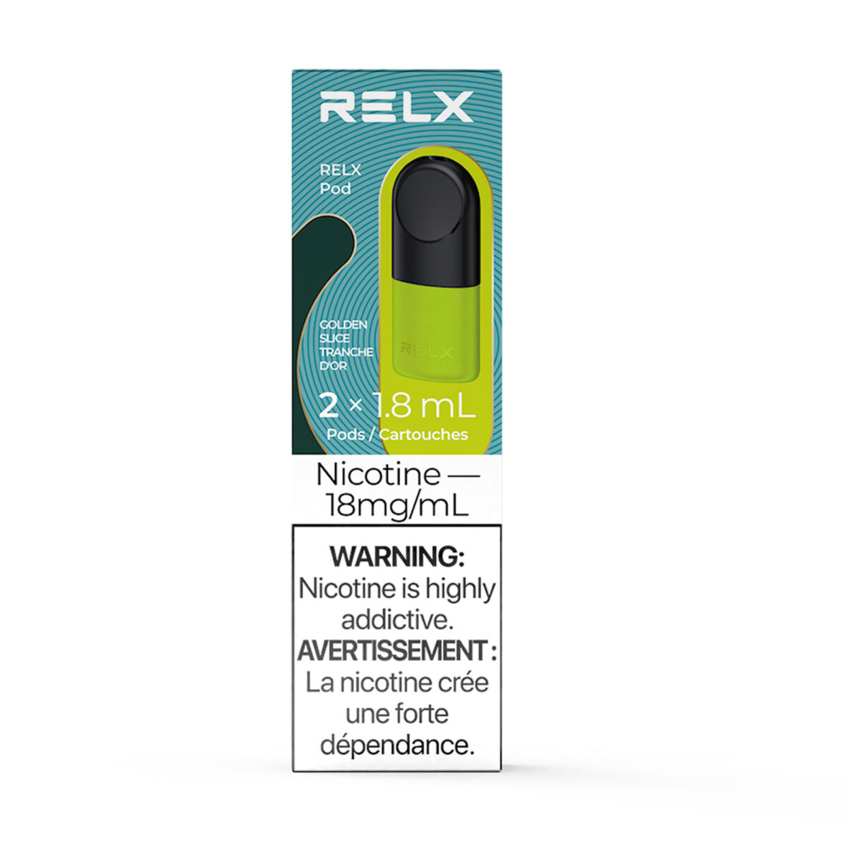 Golden Slice RELX Pod Pro | Mango Vape | 2 Pack - VapeLoft