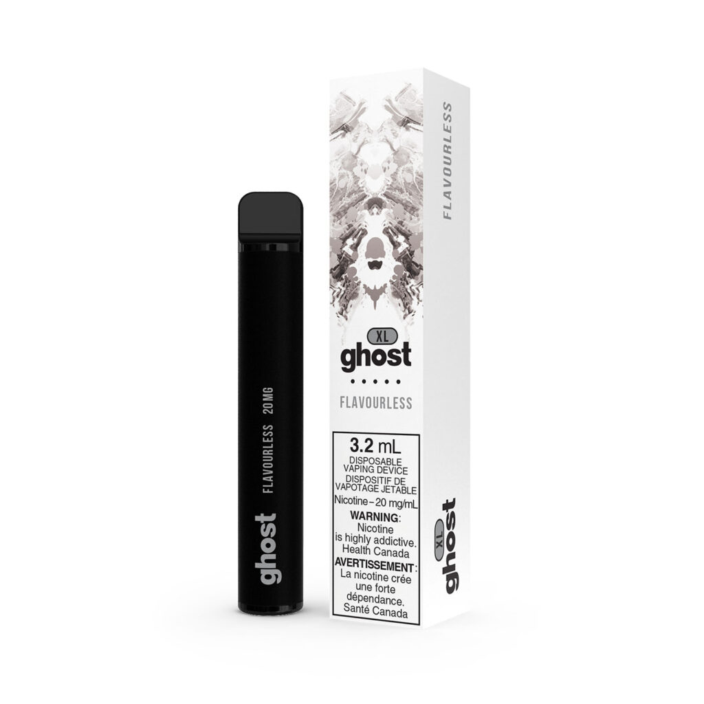Flavorless Ghost XL Disposable Vape | 550mAh - VapeLoft
