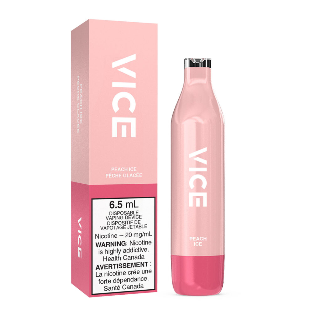 Peach Ice Vice 2500 Disposable Vape | 6.5mL - VapeLoft