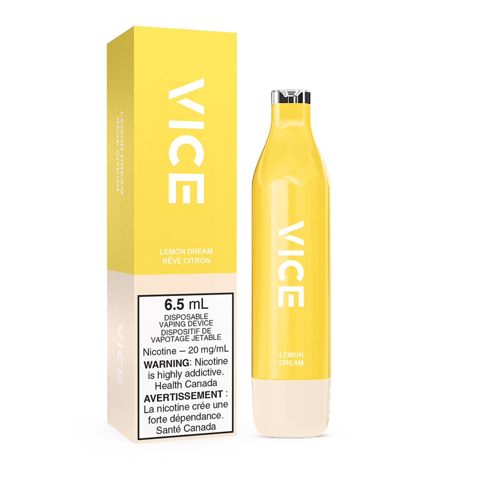 Lemon Dream Vice 5500 Disposable Vape | 10mL - VapeLoft