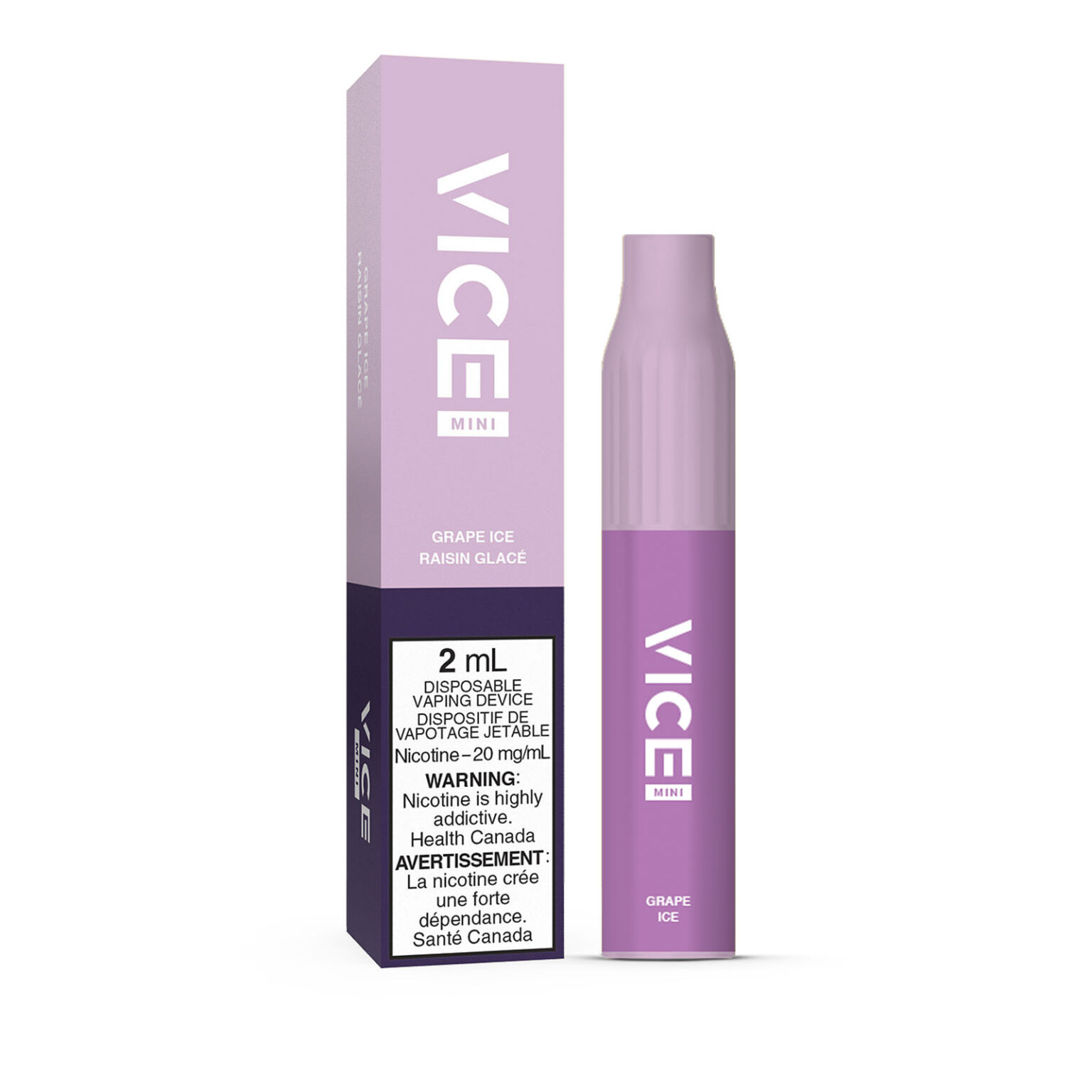 Grape Ice Vice Mini Disposable Vape | 500mAh - VapeLoft