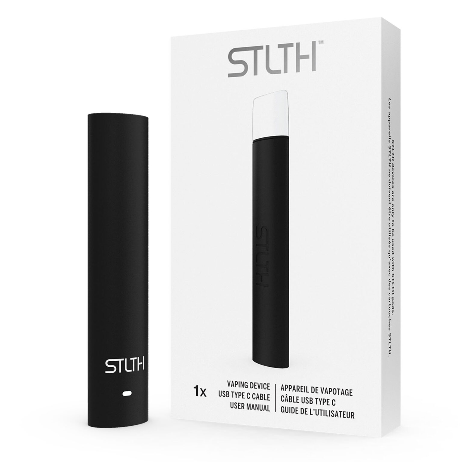STLTH Type-C Rubberized Device Kit | 470mAh - VapeLoft