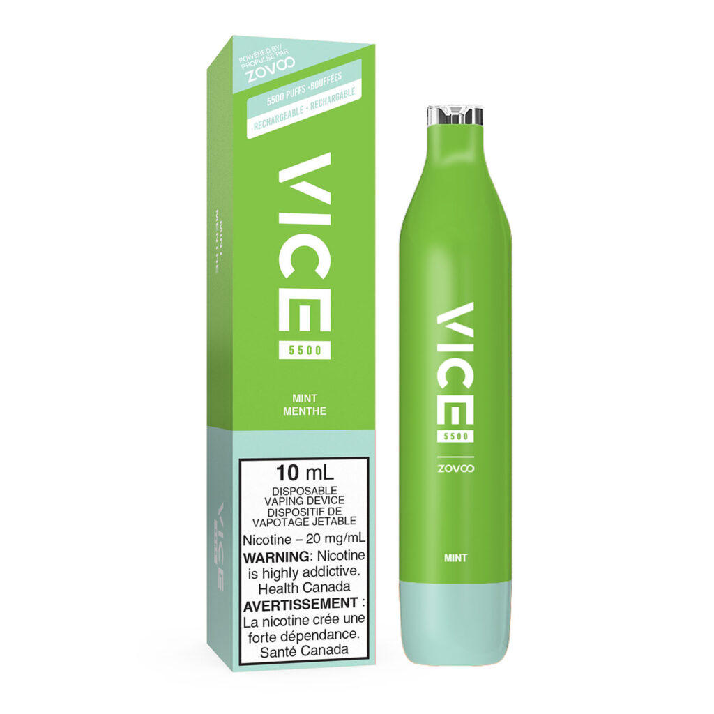 Mint Vice 5500 Disposable Vape | Re-Chargeable - VapeLoft