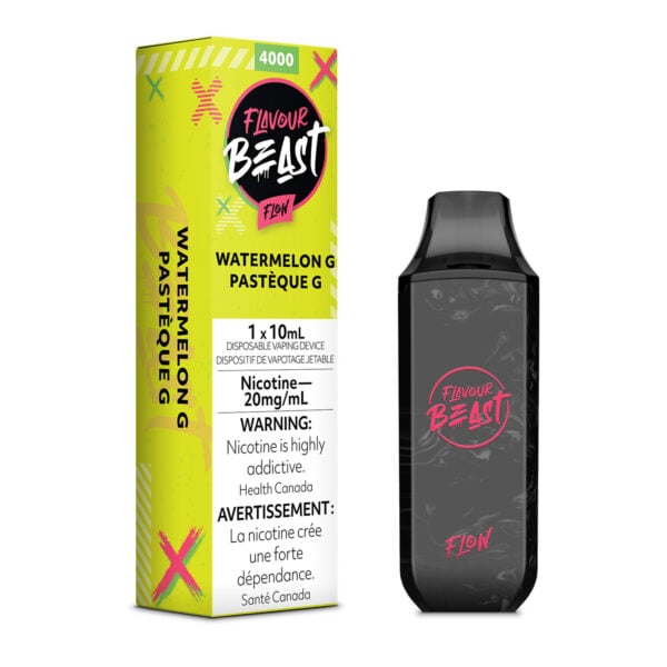 Watermelon G Flavour Beast Flow Disposable Vape | VapeLoft