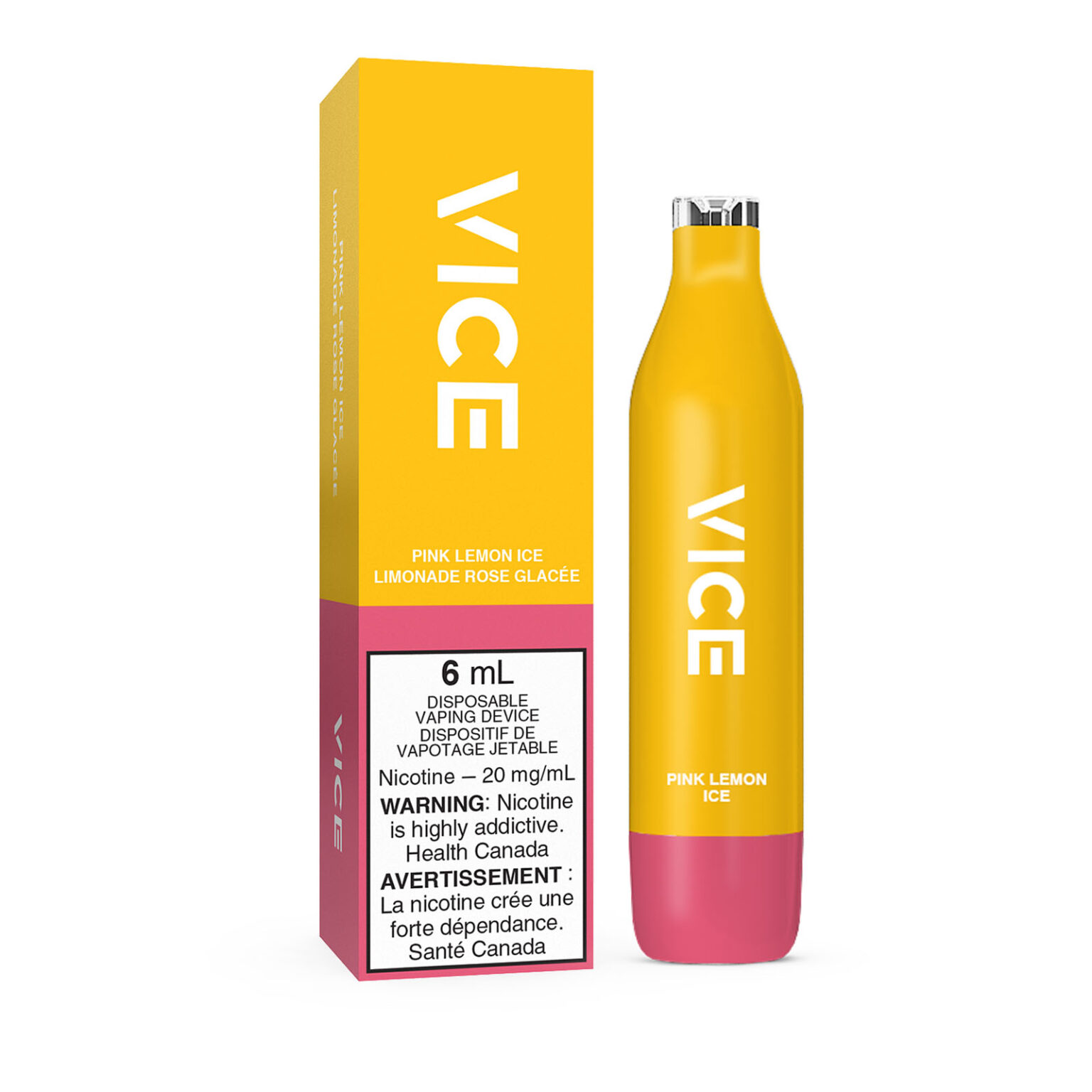 Pink Lemon Ice Vice Box Disposable Vape | 13mL - VapeLoft