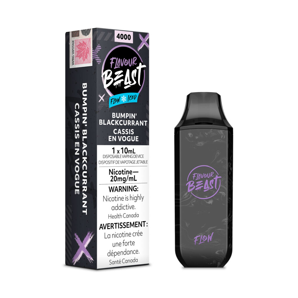Bumpin' Blackcurrant Iced Flavour Beast Flow Disposable Vape | VapeLoft
