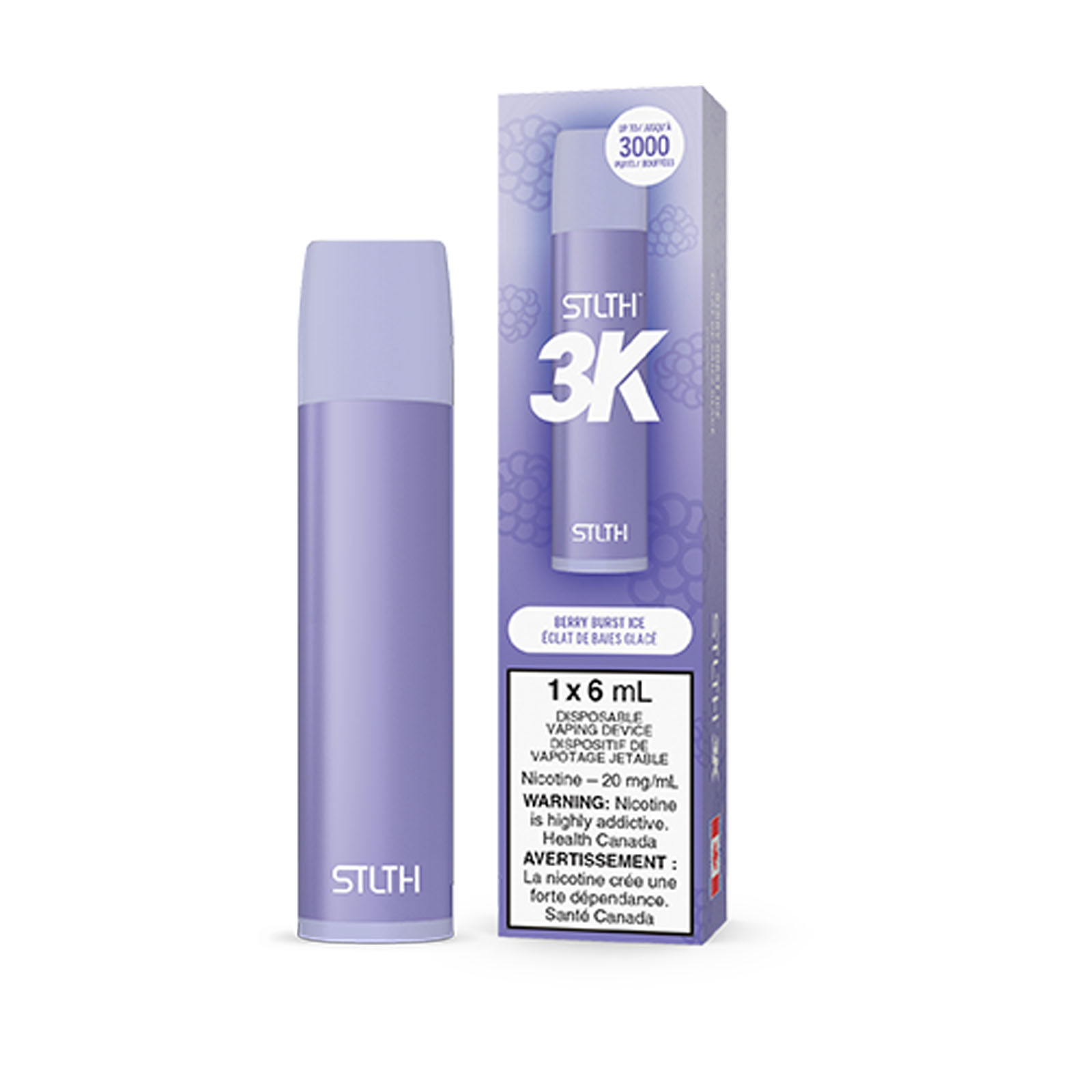 Berry Burst Ice STLTH 3K Disposable Vape | 6mL - VapeLoft
