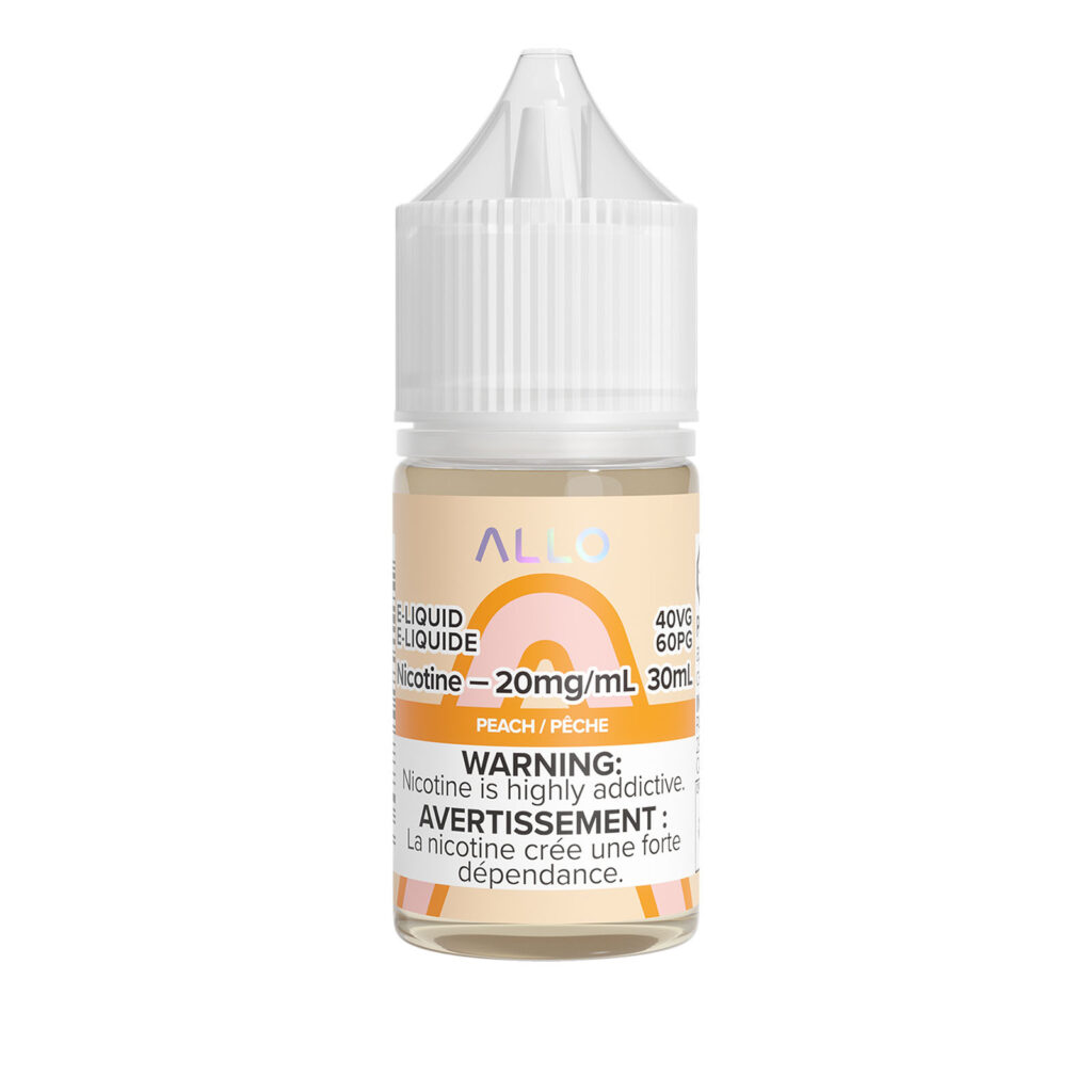 Peach SALT Allo Salt E-Liquid | 30mL Nic Salt - VapeLoft