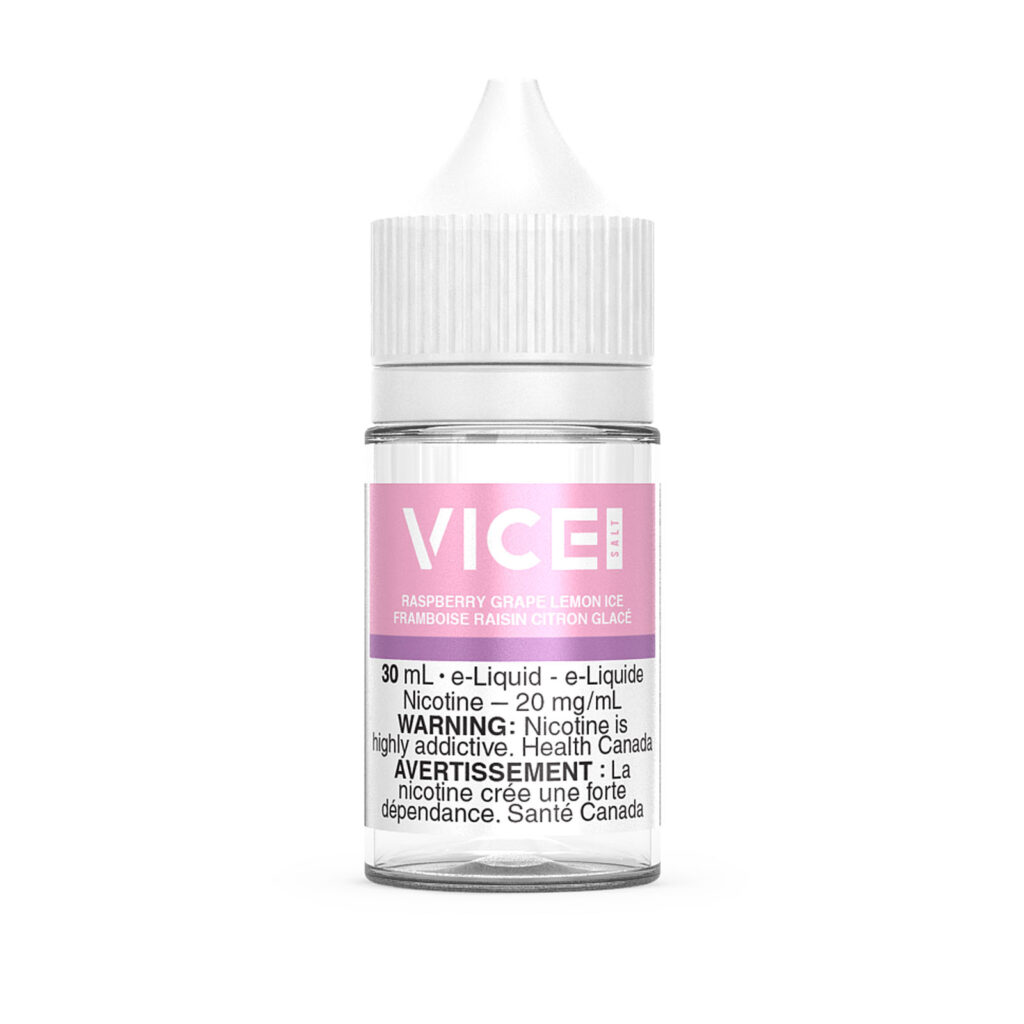 Raspberry Grape Lemon Ice SALT Vice Salt E-Liquid | 30mL - VapeLoft