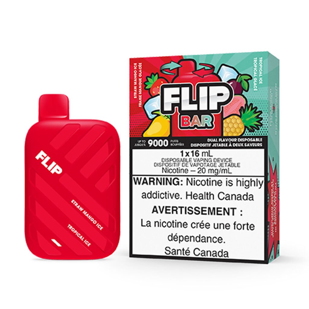 Straw Mango Ice and Tropical Ice Flip Bar | VapeLoft