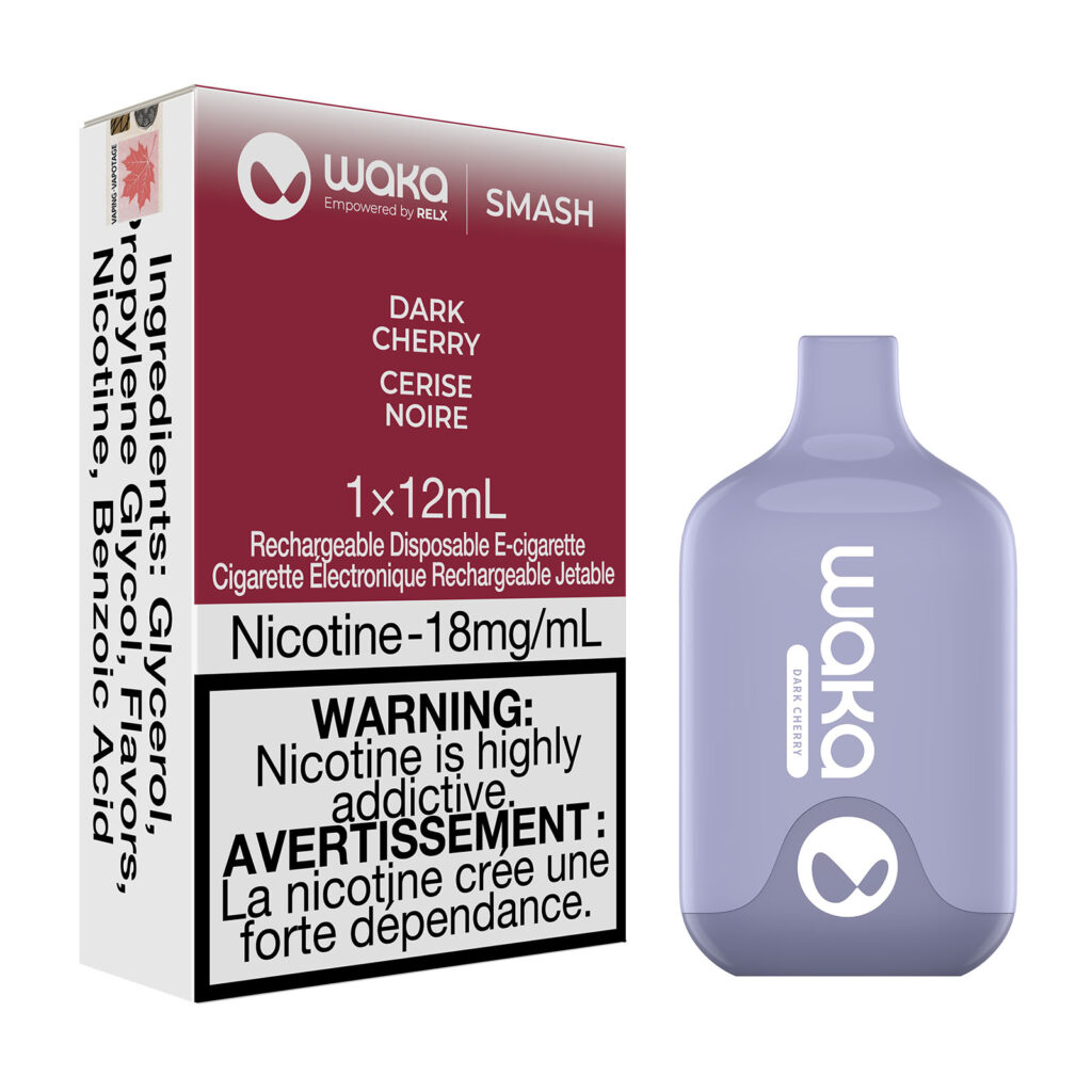 Dark Cherry Waka Smash Disposable Vape | 12mL - VapeLoft
