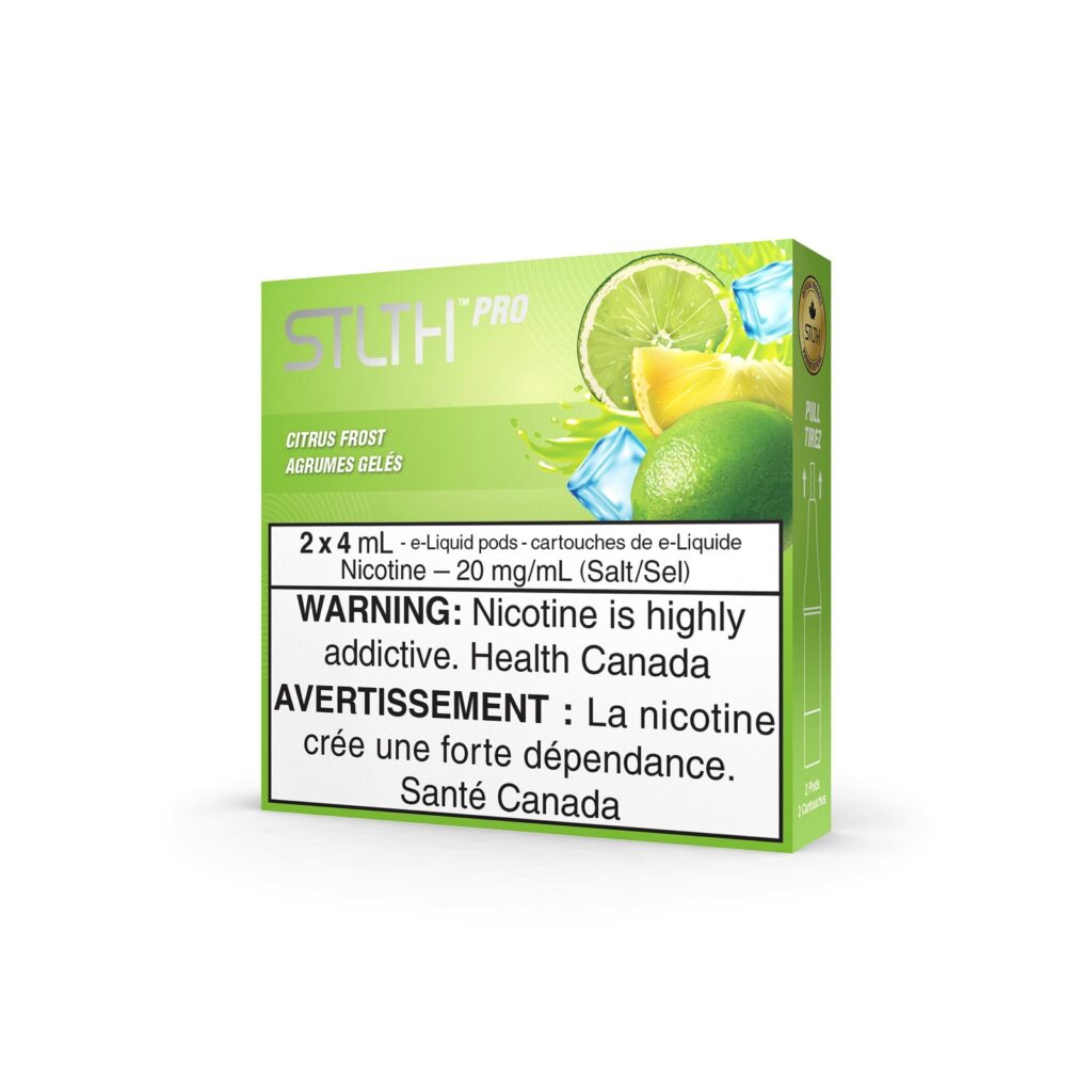 Citrus Frost STLTH Pro Pods | VapeLoft