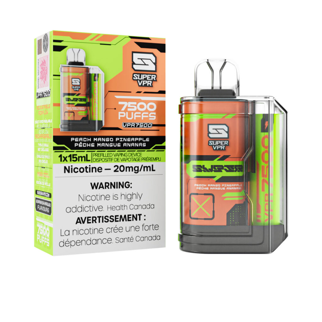 Peach Mango Pineapple Super VPR 7500 Disposable Vape | VapeLoft