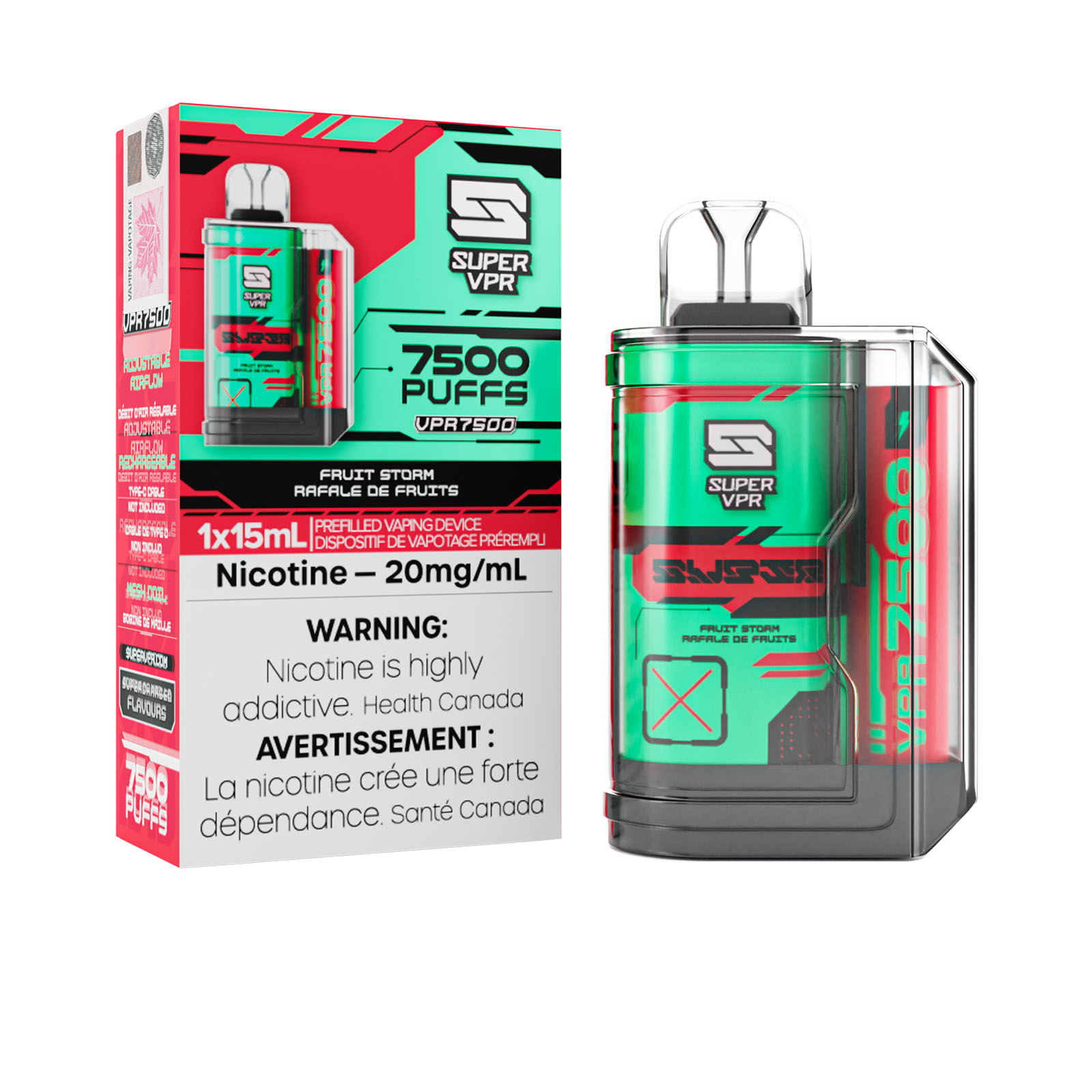 Fruit Storm Super VPR 7500 Disposable Vape | VapeLoft