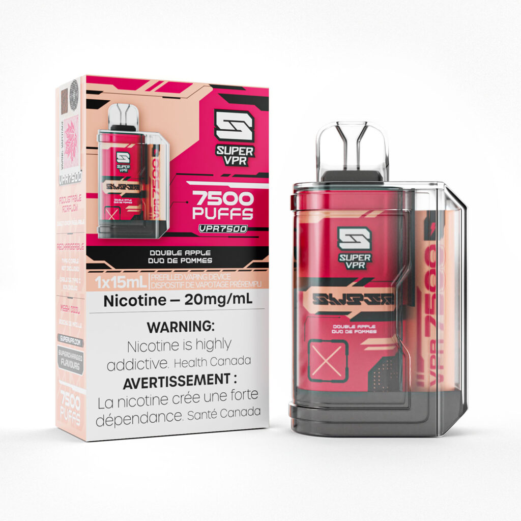 Double Apple Super VPR 7500 Disposable Vape | VapeLoft