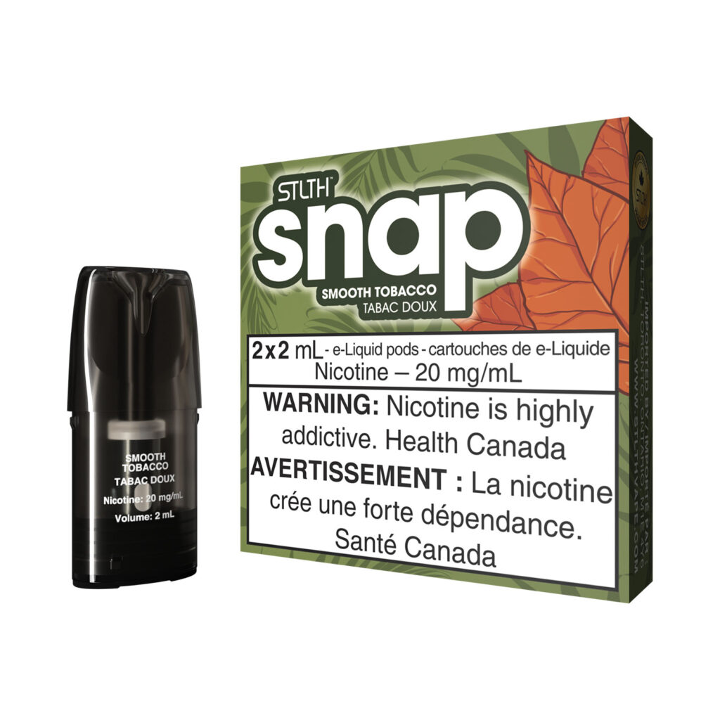 Smooth Tobacco Snap STLTH Pods | 2 Pack - VapeLoft