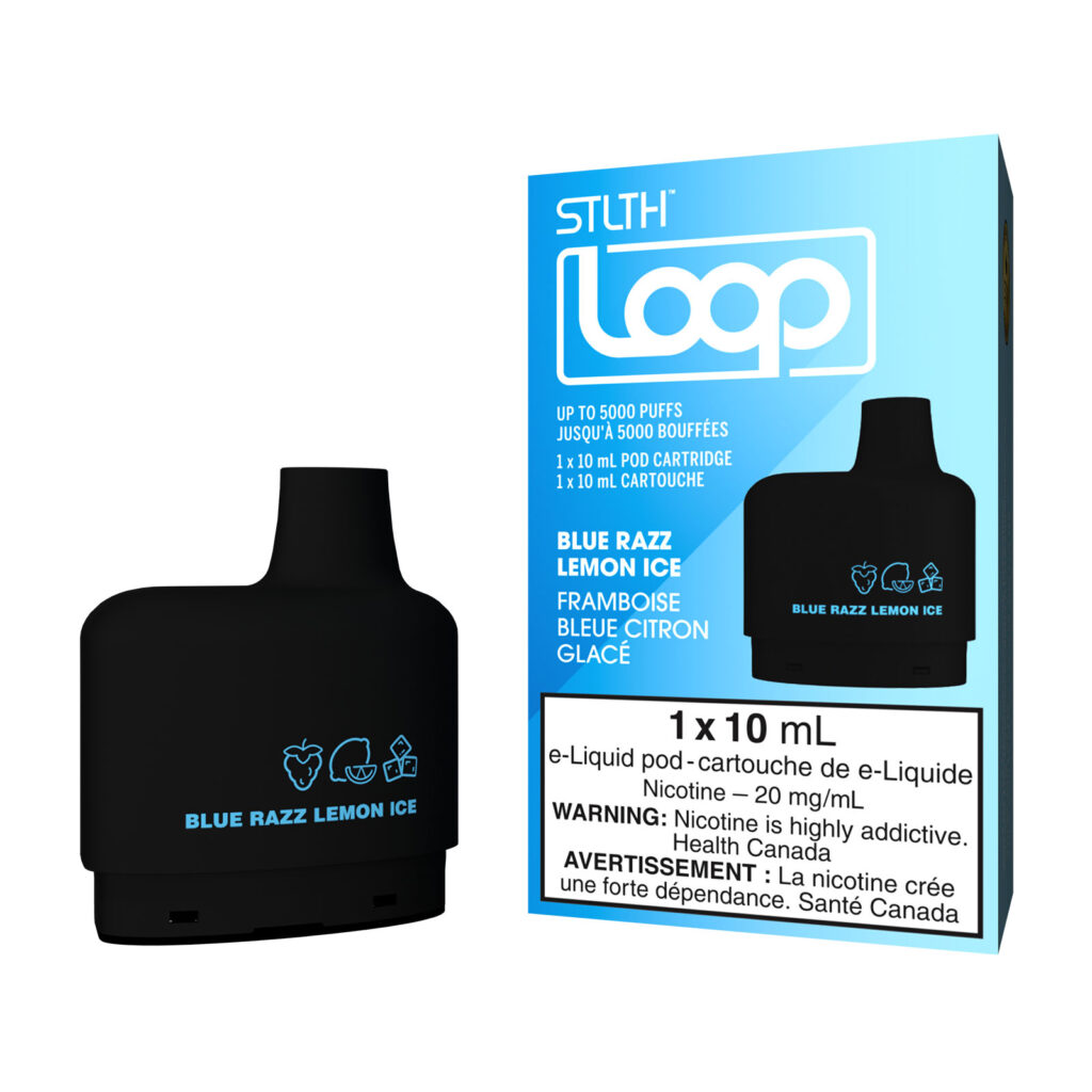 Blue Razz Lemon Ice STLTH Loop Pods | 5K Puffs - VapeLoft