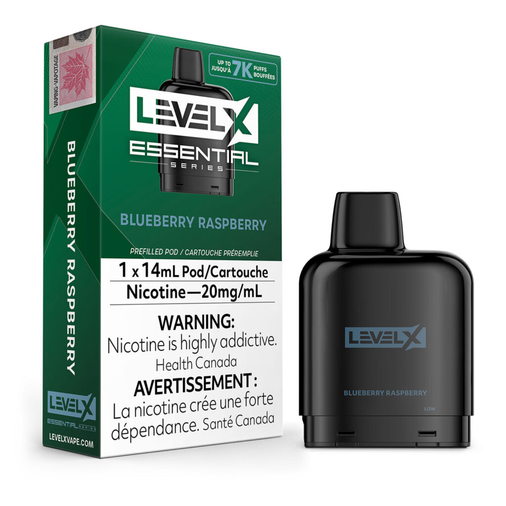 Blueberry Raspberry Level X Essential Flavour Beast Pods | 7K Puffs ...