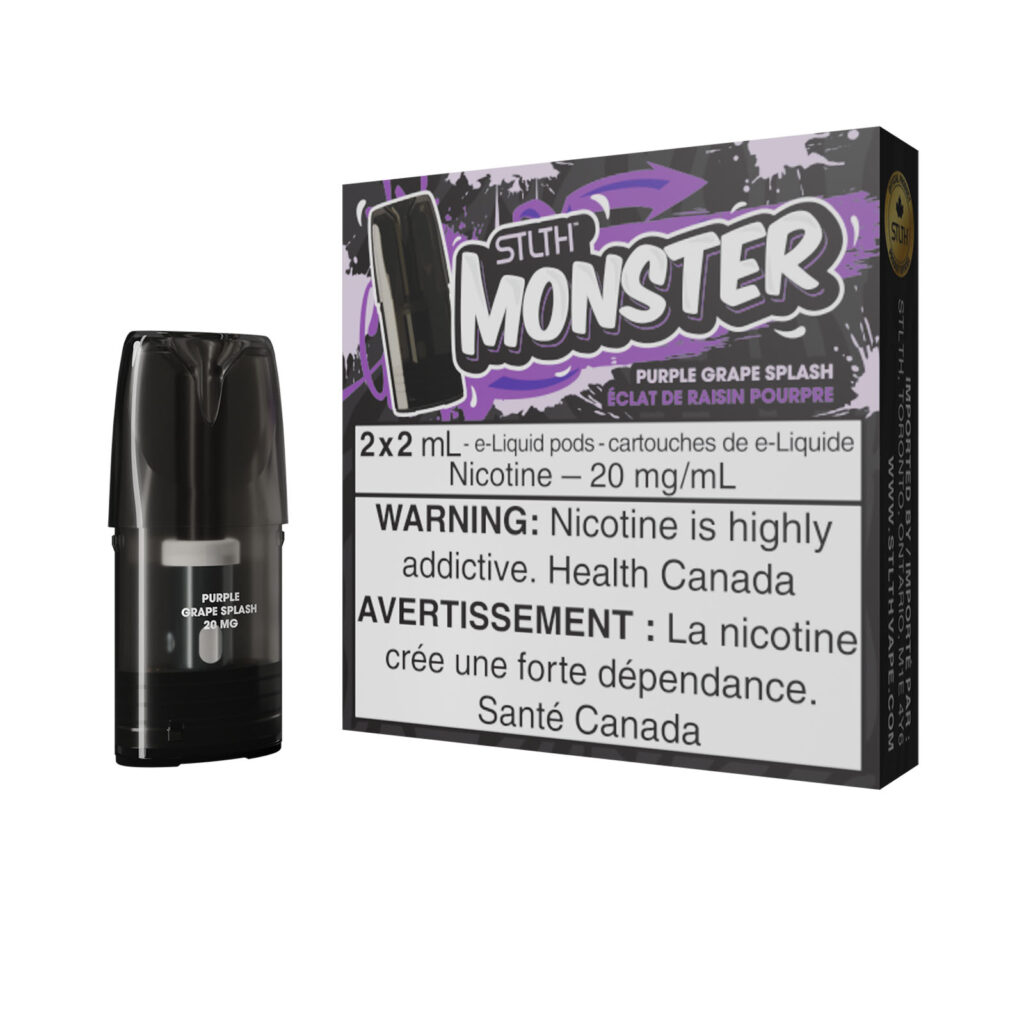 Purple Grape Splash STLTH Monster Pods | 2 Pack - VapeLoft