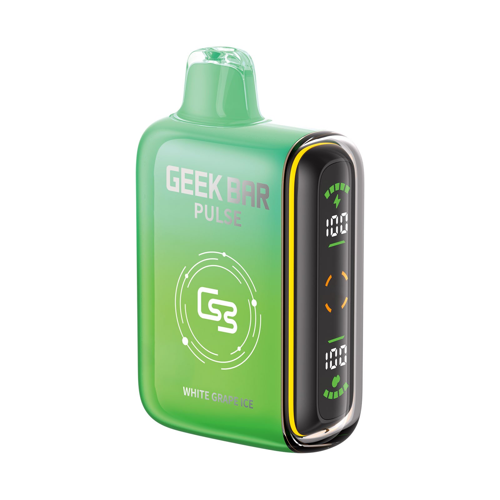White Grape Ice Geek Bar Pulse | 9K Puffs - VapeLoft White Grape Ice Geek Bar Pulse | 9K Puffs - VapeLoft