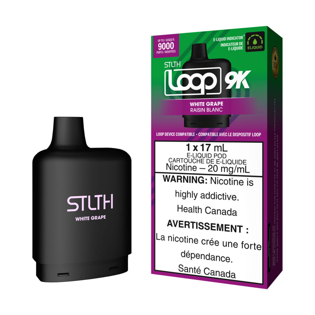 White Grape STLTH Loop 9K Pod | 17mL - VapeLoft