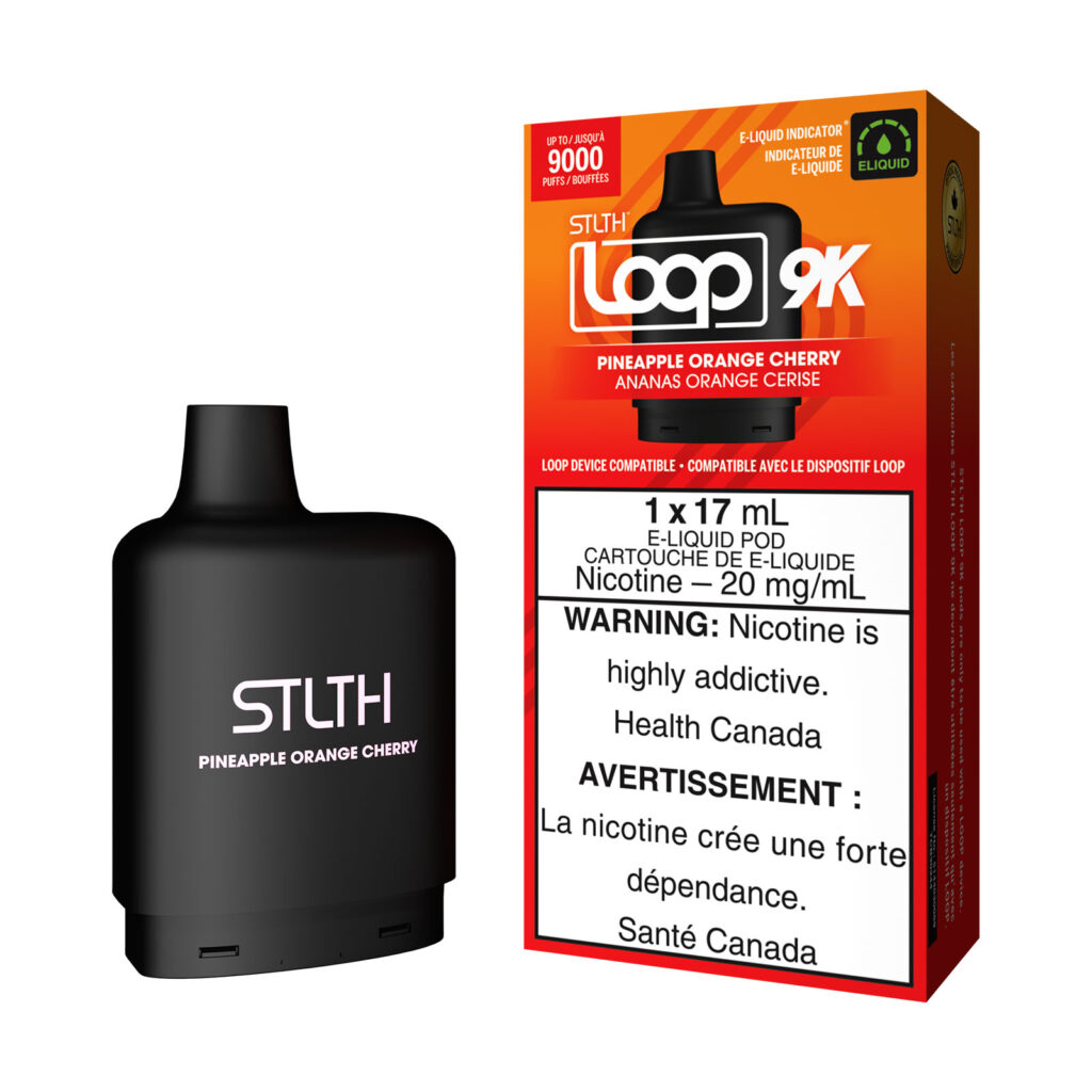 Pineapple Orange Cherry STLTH Loop 9K Pod | 17mL - VapeLoft