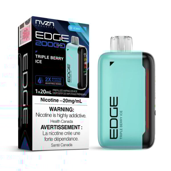 Triple Berry Ice Edge NVSN 20000 Disposable Vape | VapeLoft