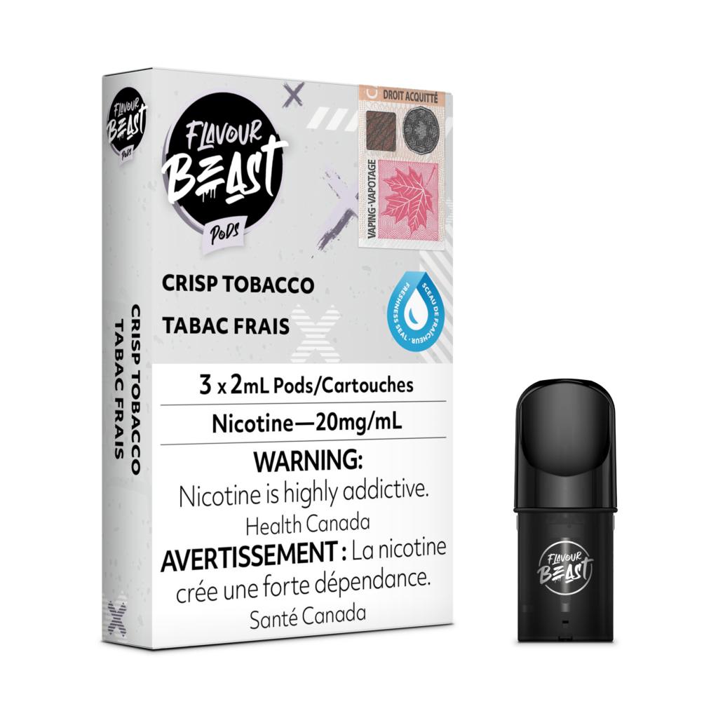 Crisp Tobacco Flavour Beast Pods | 2 Pack - VapeLoft